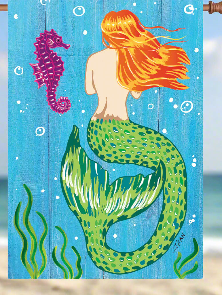 FLAG MERMAID & SEAHORSE – The Sky's the Limit